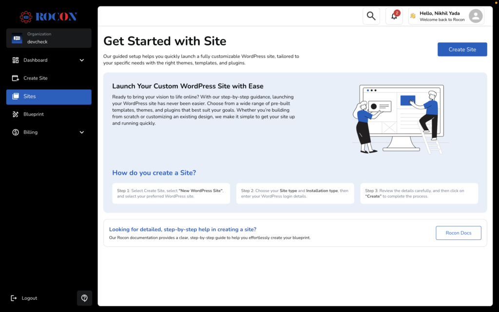 Create Site